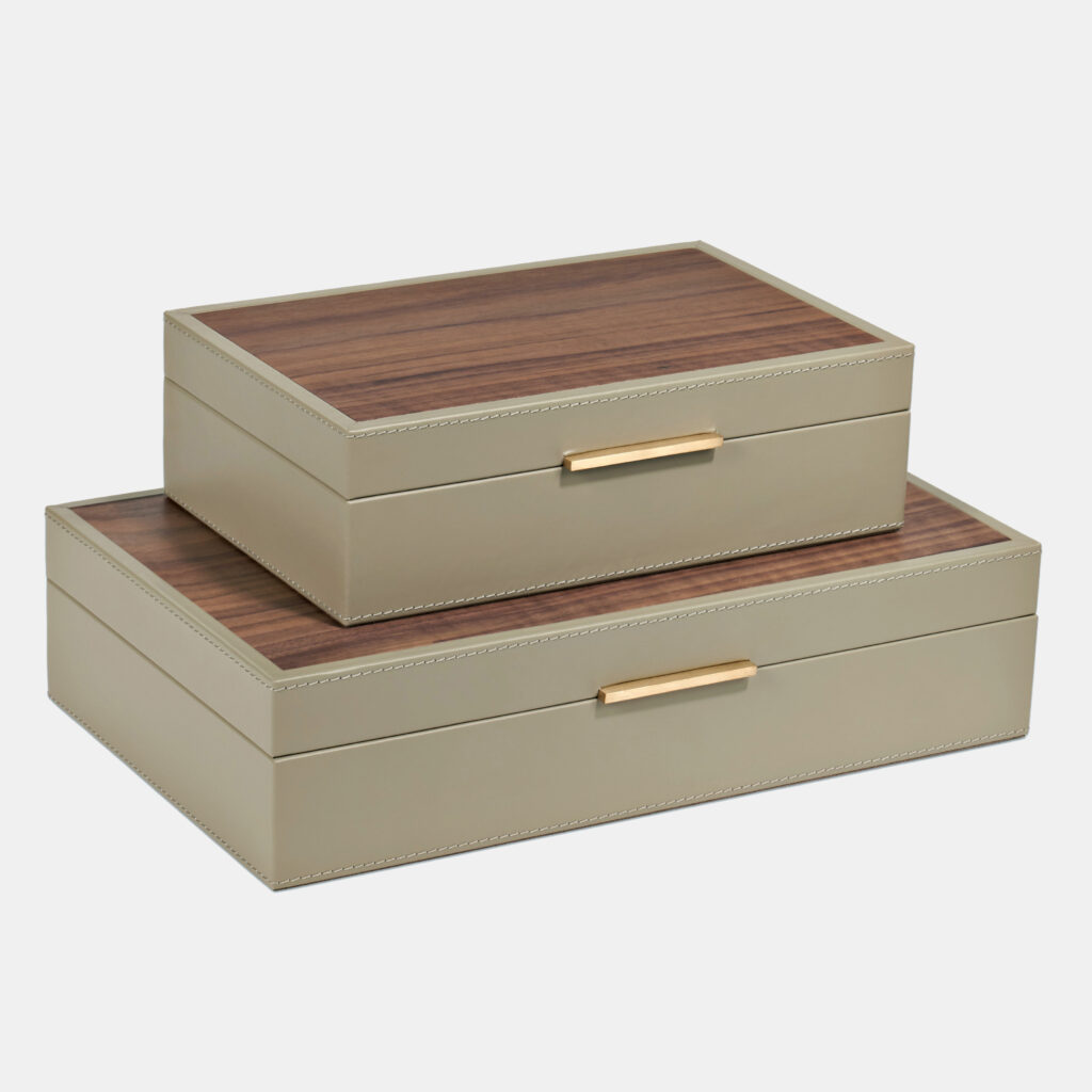 Macy Boxes - Olive - Luho Design House